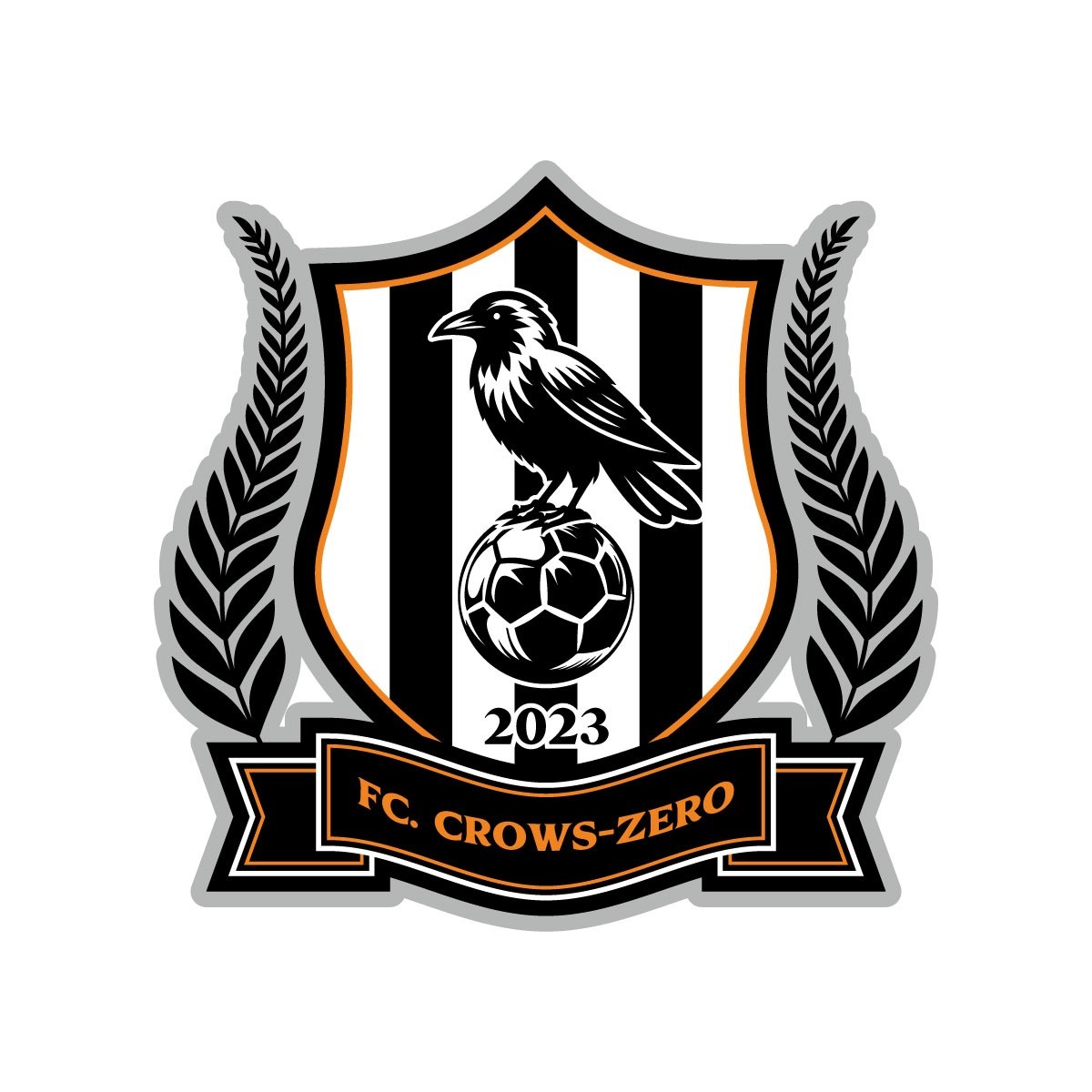 "FC. CROWS-ZERO" 엠블럼 디자인, 로고 디자인 포트폴리오 - 크몽