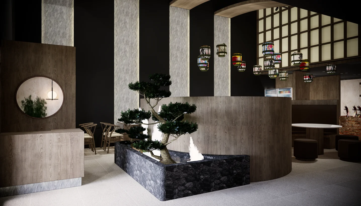 50py 상공간_이자카야, 3D 공간 모델링 포트폴리오 - 크몽