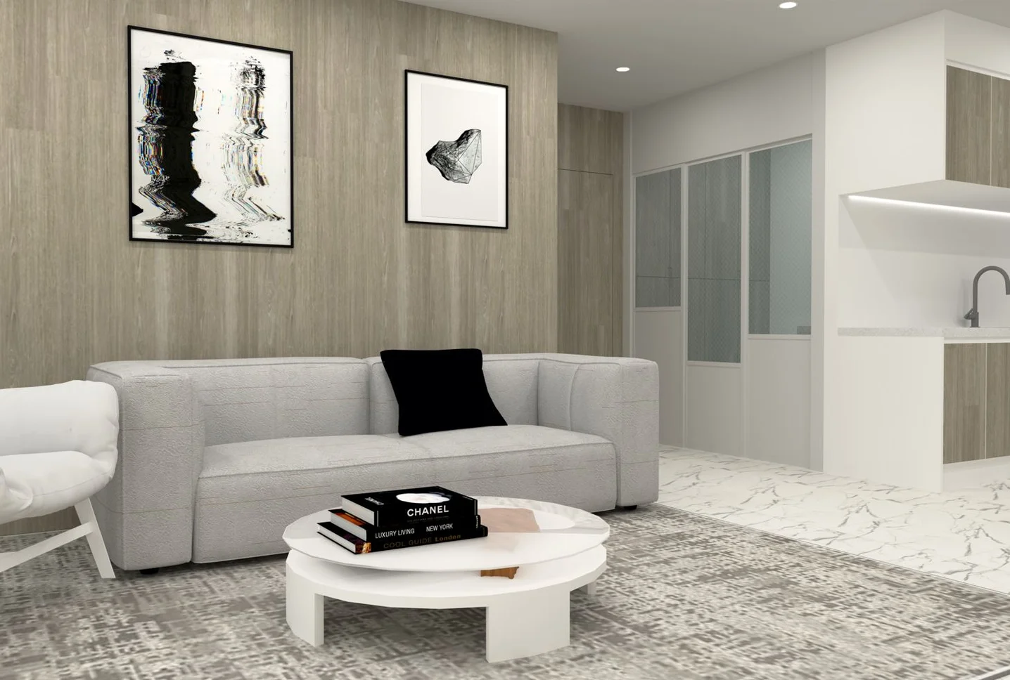 [디자인온]34PY 아파트 인테리어, 3D 공간 모델링 포트폴리오 - 크몽