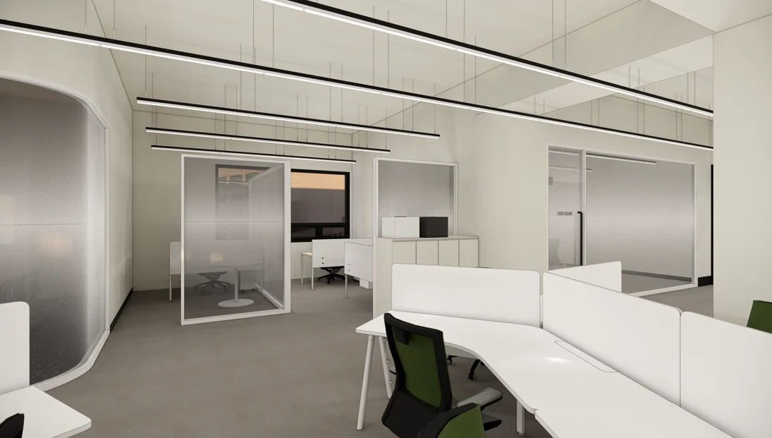 80py 오피스_3D 모델링, 3D 공간 모델링 포트폴리오 - 크몽