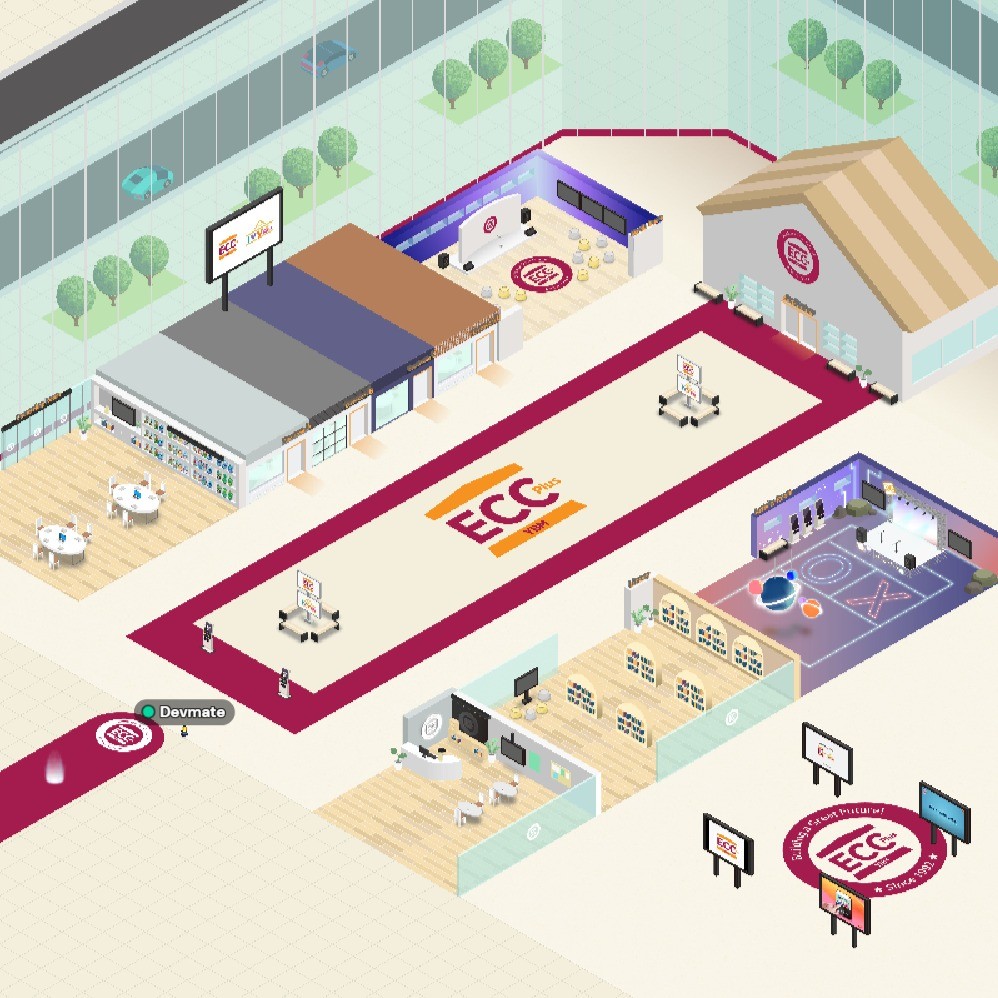 YBM ECC 메타버스 학원, 메타버스 포트폴리오 - 크몽