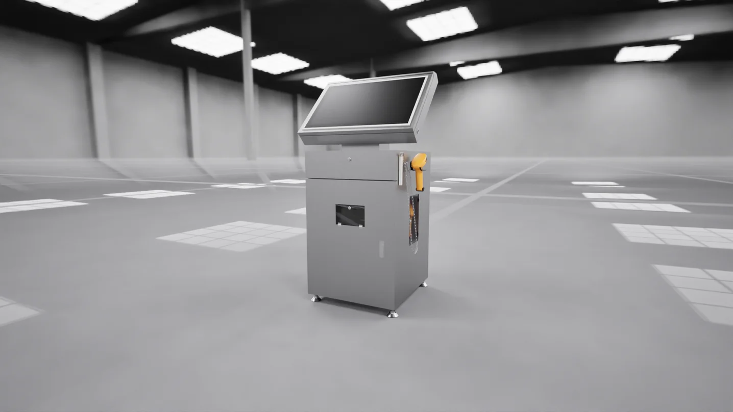 Automated Barcode Scanner, 3D 제품모델링·렌더링 포트폴리오 - 크몽