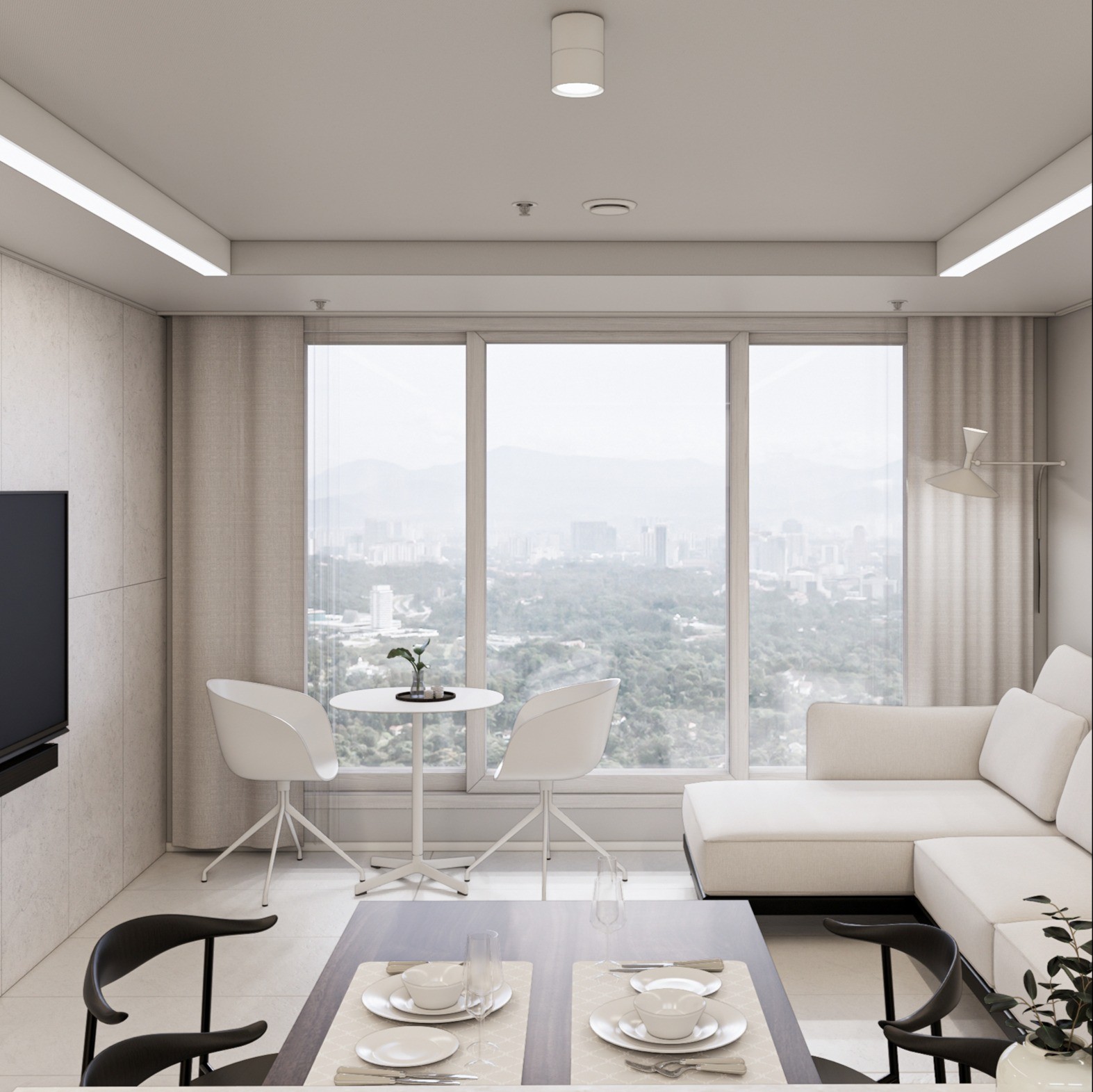 한화 포레나 미아 74type 스타일링, 3D 공간 모델링 포트폴리오 - 크몽