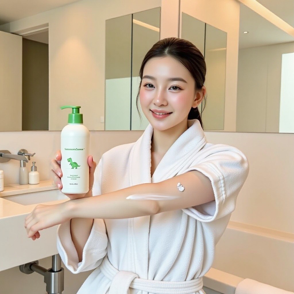 Body Lotion Product Photo/Model, AI 디자인 포트폴리오 - 크몽
