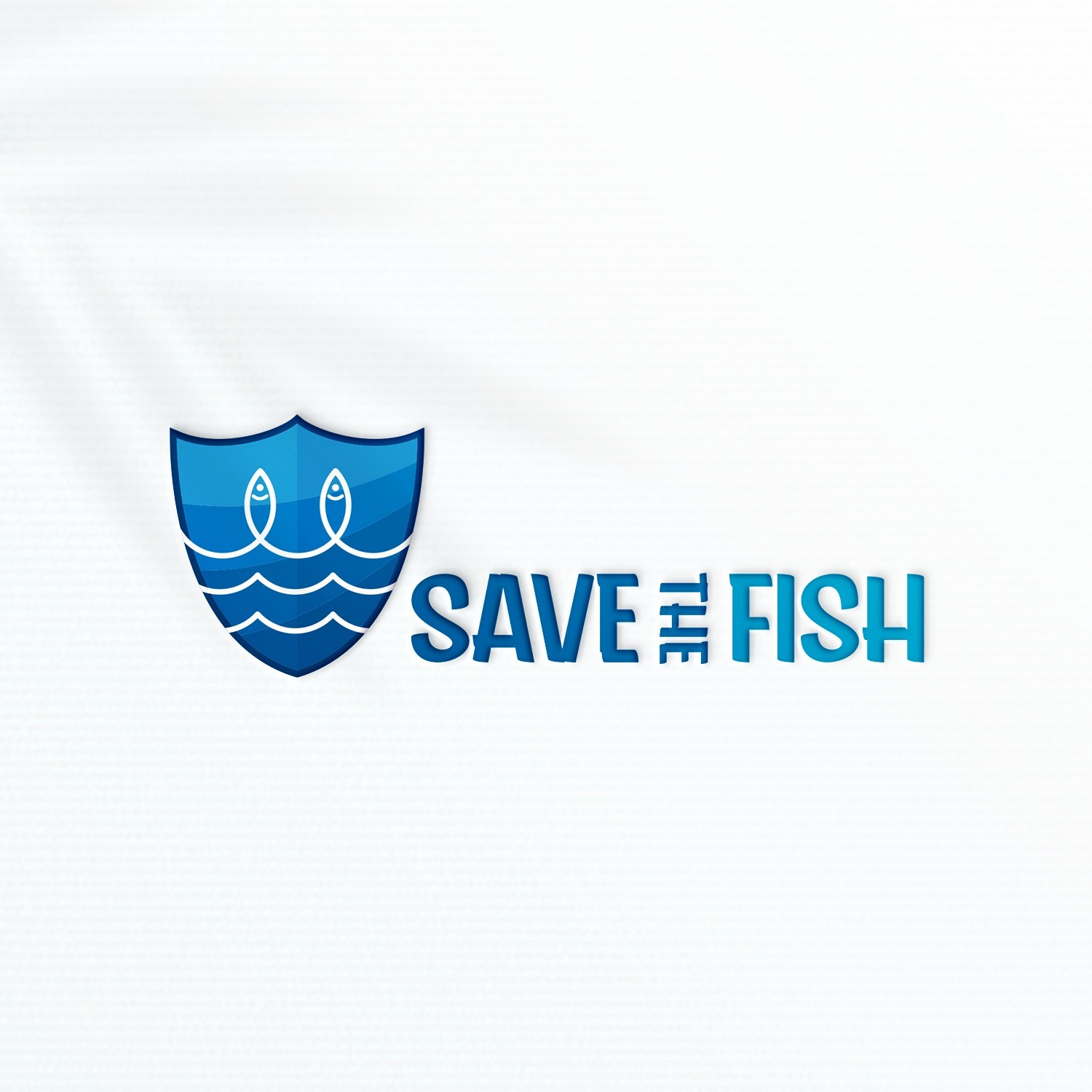 Save the Fish 글로벌 캠페인 로고 디자인, 로고 디자인 포트폴리오 - 크몽