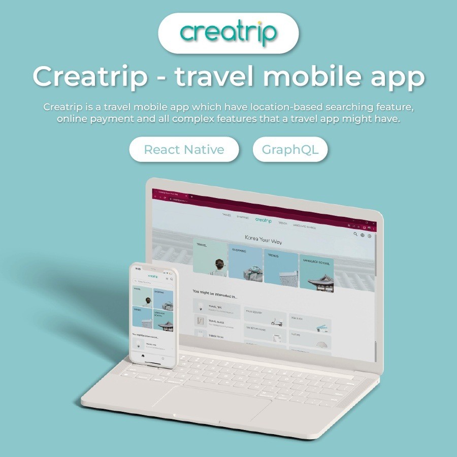 Creatrip - 여행 모바일 앱, 앱 포트폴리오 - 크몽