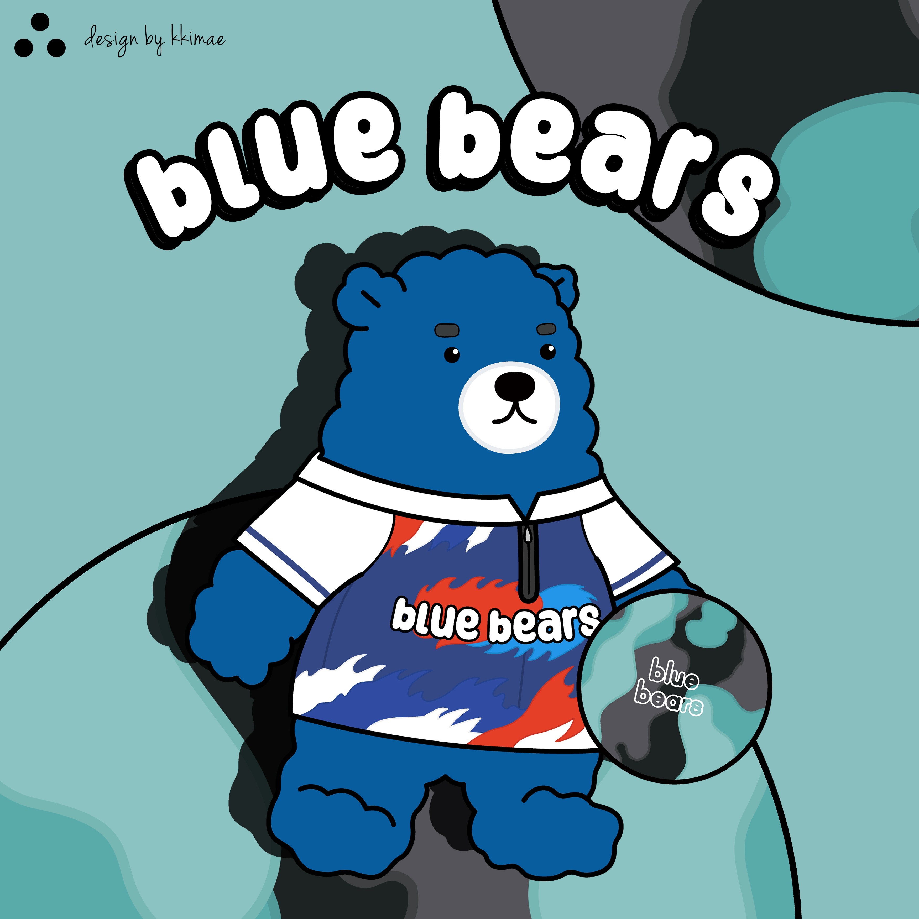 blue bears 캐릭터개발, 일러스트 포트폴리오 - 크몽