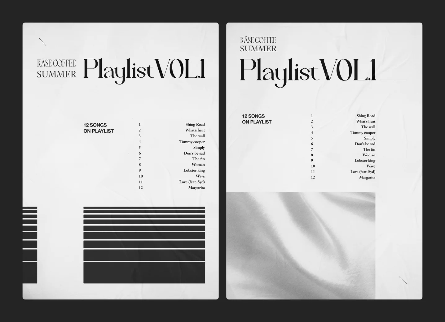 Playlist VOL.1, 전단지·포스터·인쇄물 포트폴리오 - 크몽