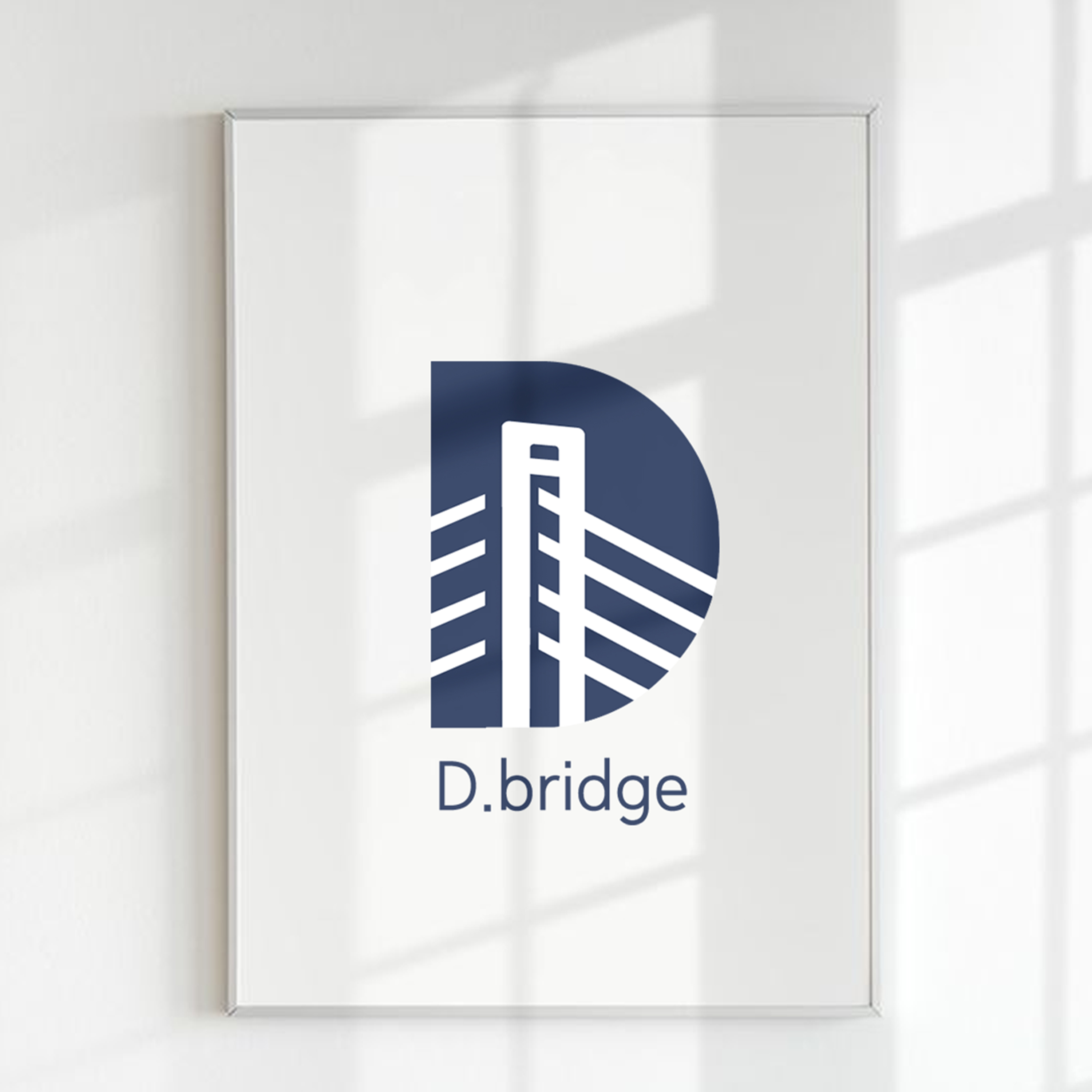 온라인 마케팅 로고_D bridge, 로고 디자인 포트폴리오 - 크몽