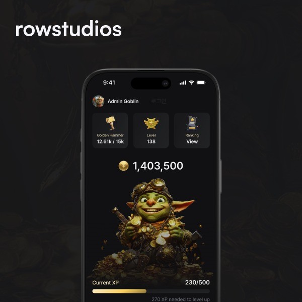 UX·UI·BX｜GOLDEN GOBLIN, 앱·모바일 UI·UX 포트폴리오 - 크몽