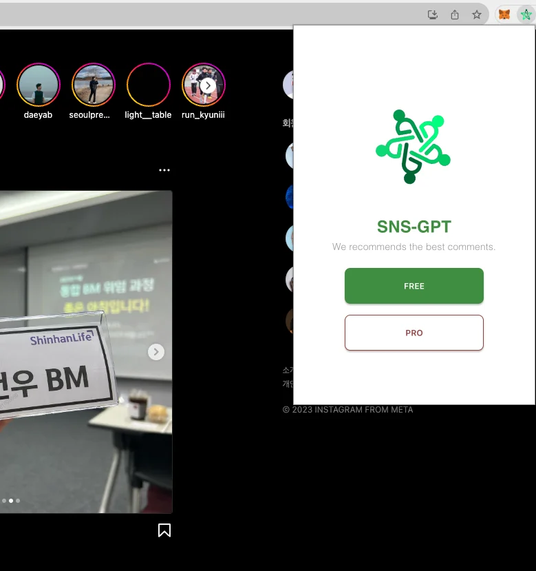 Chat-gpt를 이용한 SNS자동화 댓글 확장프로그램, AI 모델링·최적화 포트폴리오 - 크몽