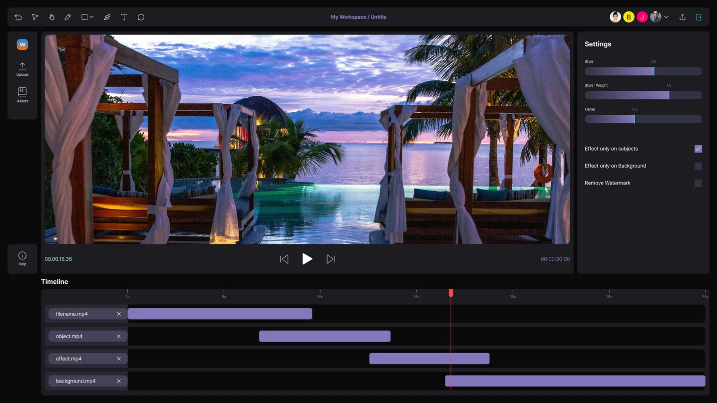 LUMEN Editor Development, 백엔드 포트폴리오 - 크몽