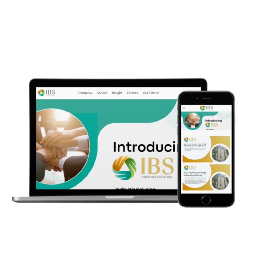홈페이지 제작 - India Biz Solution, 홈페이지 신규 제작 포트폴리오 - 크몽