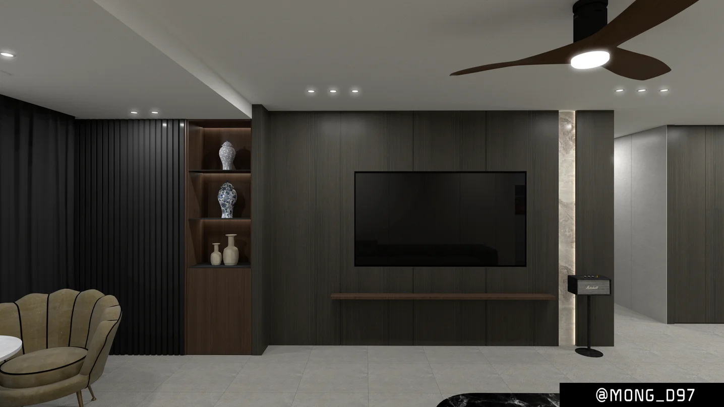 55PY-아파트 리모델링, 3D 공간 모델링 포트폴리오 - 크몽