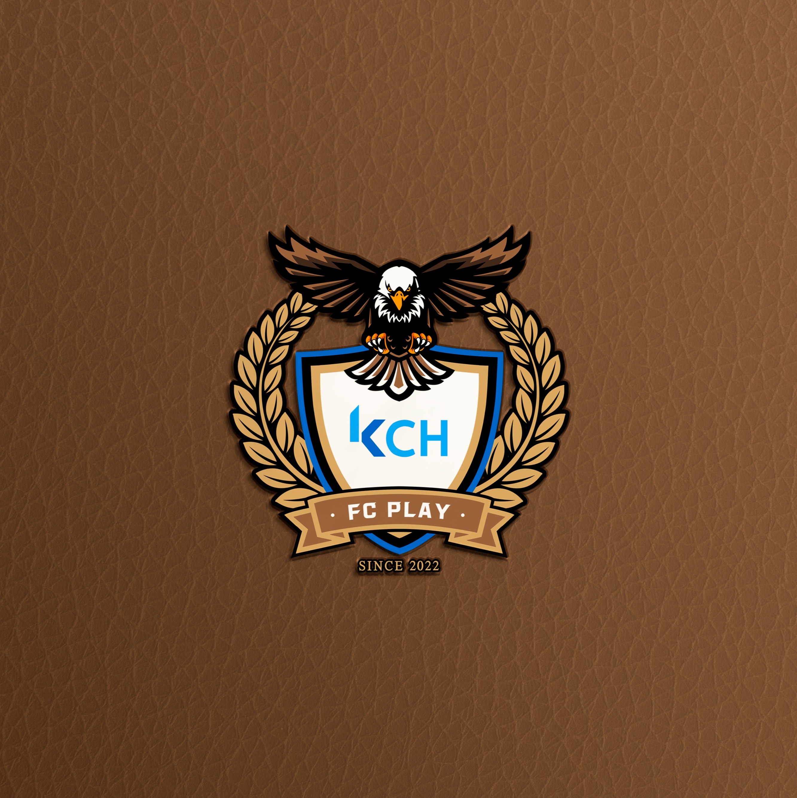 KCH 기업 사내 축구팀 엠블럼 디자인 제작, 로고 디자인 포트폴리오 - 크몽