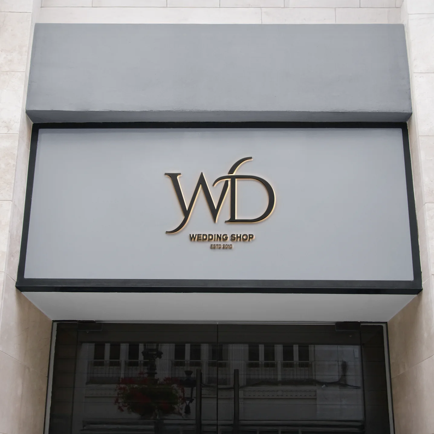 [웨딩샵] WD WEDDING 로고 디자인, 로고 디자인 포트폴리오 - 크몽