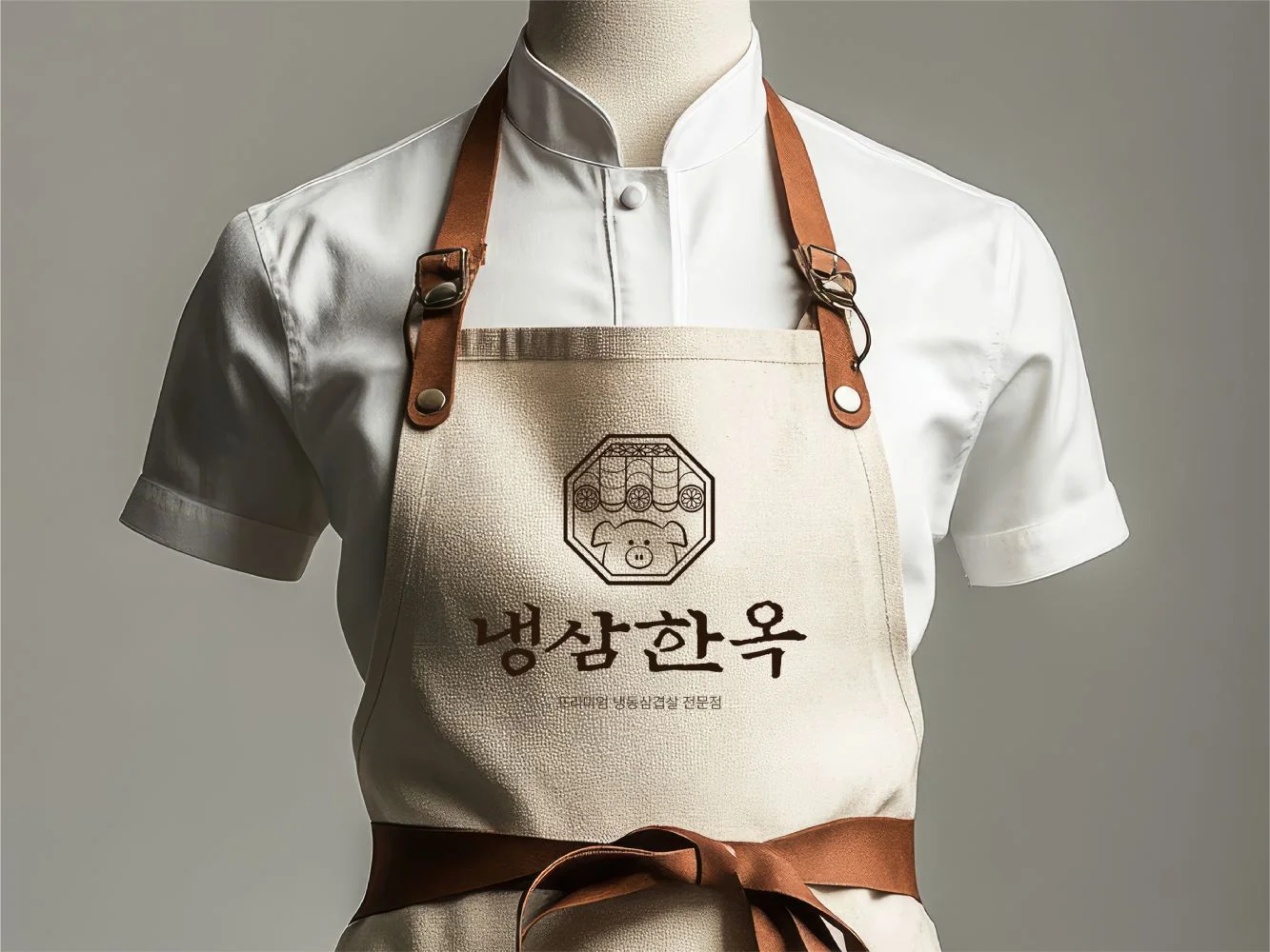 냉삼 한옥 로고 디자인 포트폴리오 크몽