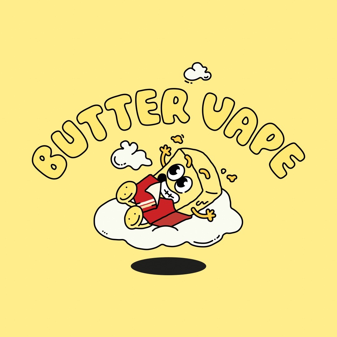 캐릭터 로고 디자인_BUTTER VAPE, 로고 디자인 포트폴리오 - 크몽