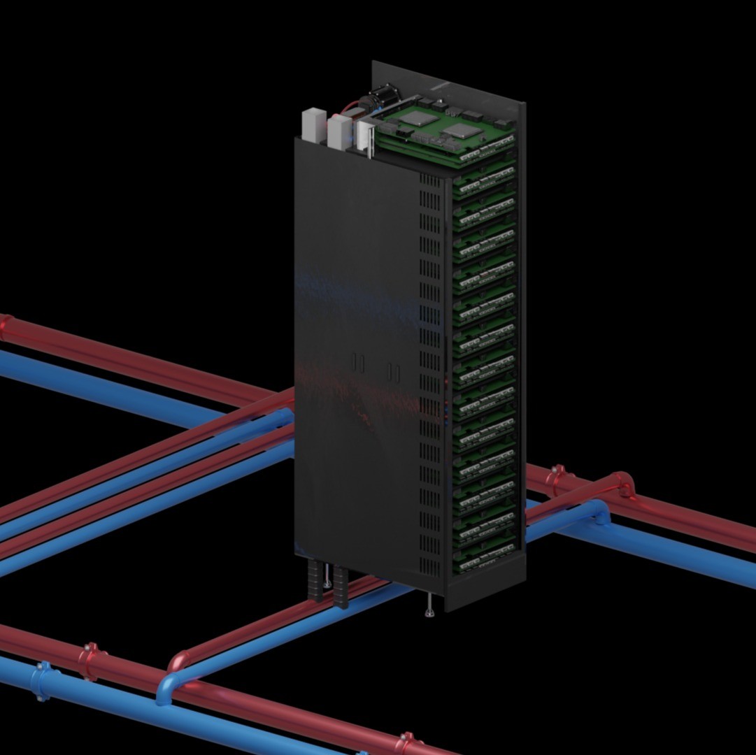 IT_CoolingSystem 랙 장비 렌더링, 3D 제품모델링·렌더링 포트폴리오 - 크몽