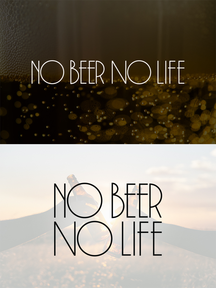 [ NO BEER NO LIFE ], 로고 디자인 포트폴리오 - 크몽