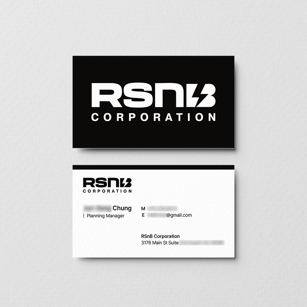 RSNB 명함디자인, 명함 포트폴리오 - 크몽