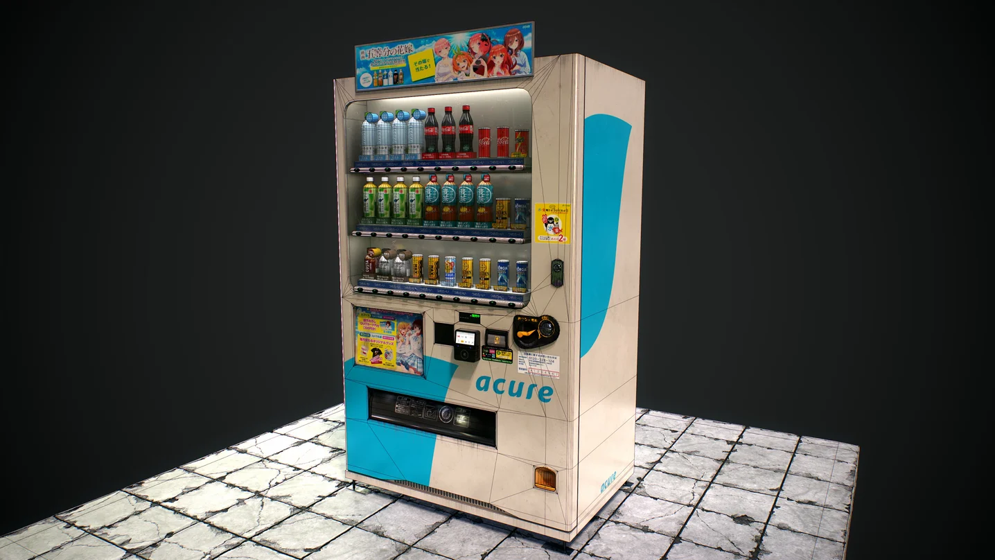 acure Vending Machine, VR·AR·게임 포트폴리오 - 크몽