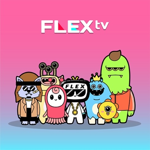 FLEX TV 공식 마스코트 '플렉스 프렌즈' 캐릭터 디자인, 2D 캐릭터 포트폴리오 - 크몽