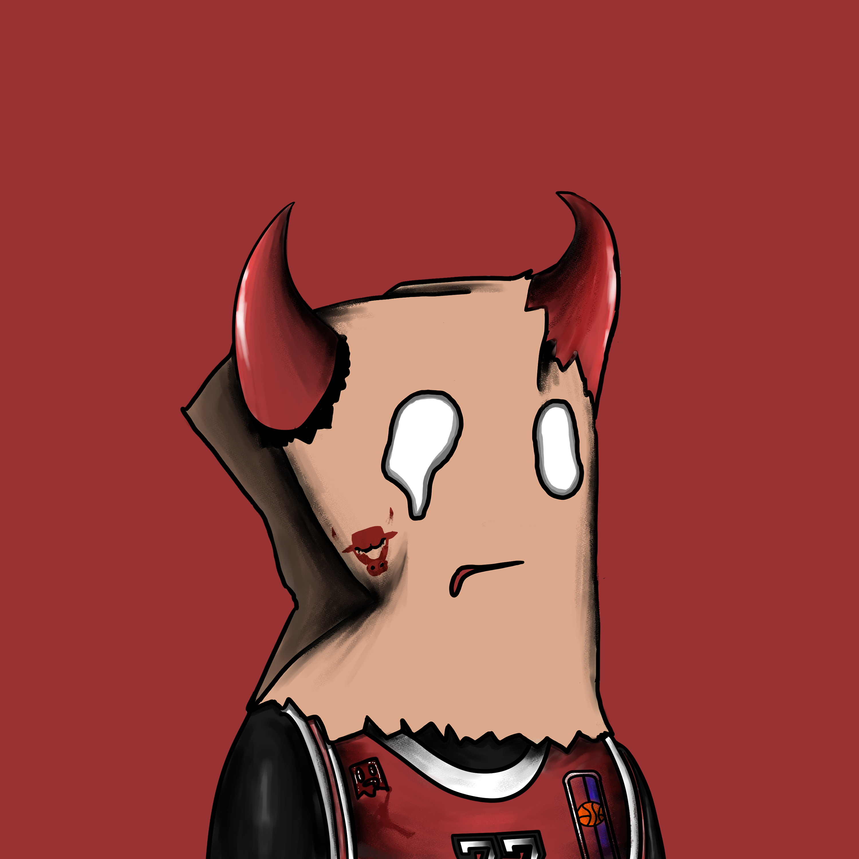 MASK ON DEVIL COLLECTION [NFT], 일러스트 포트폴리오 - 크몽
