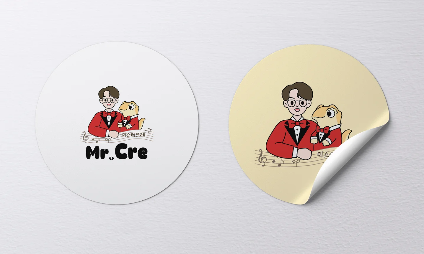 미스터 크레 (Mr.Cre) | 캐릭터 로고 디자인, 로고 디자인 포트폴리오 - 크몽