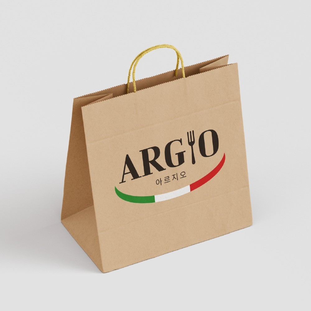 식당 브랜드(ARGIO), 로고 디자인 포트폴리오 - 크몽