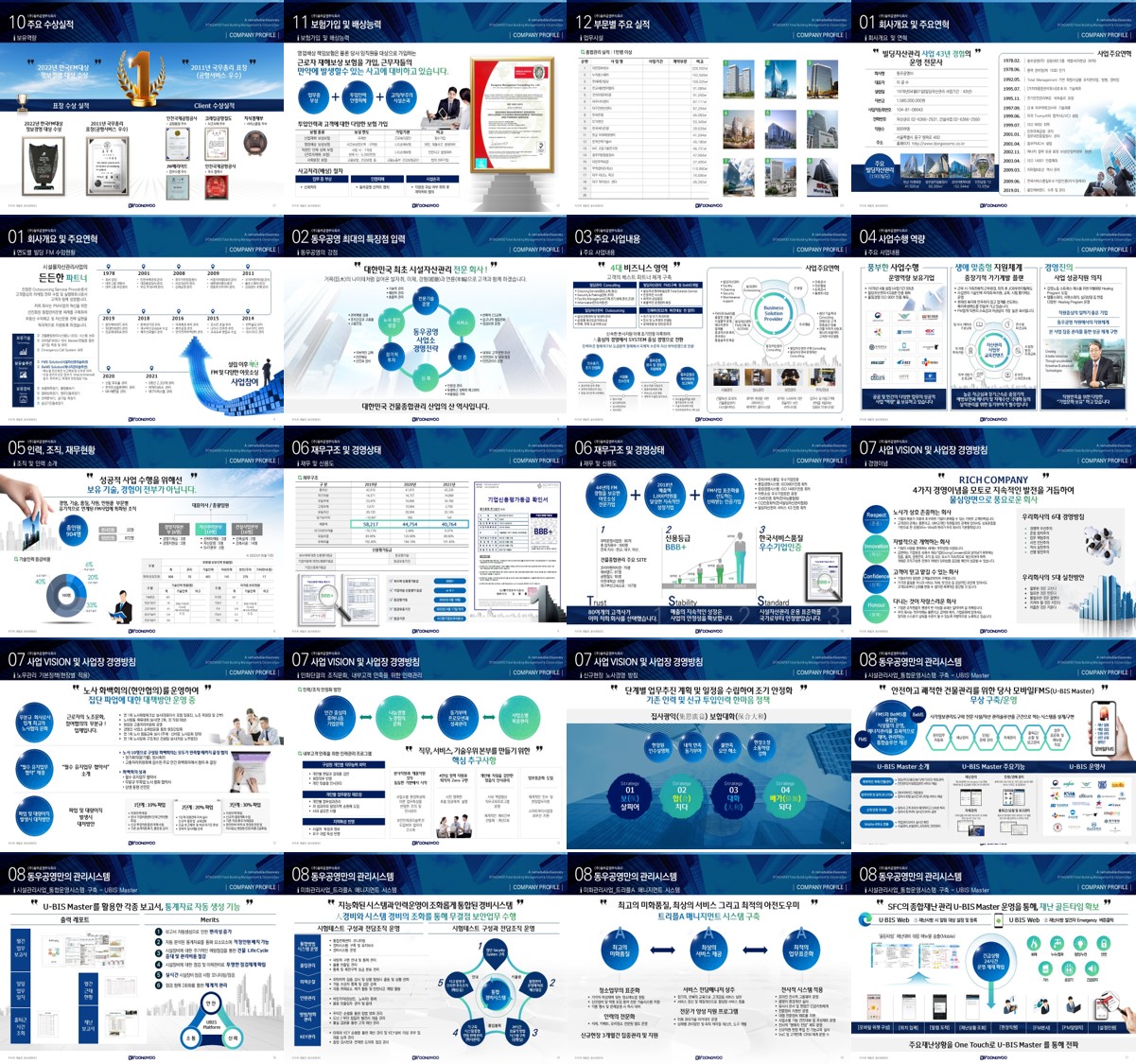 회사소개서, PPT·인포그래픽 포트폴리오 - 크몽