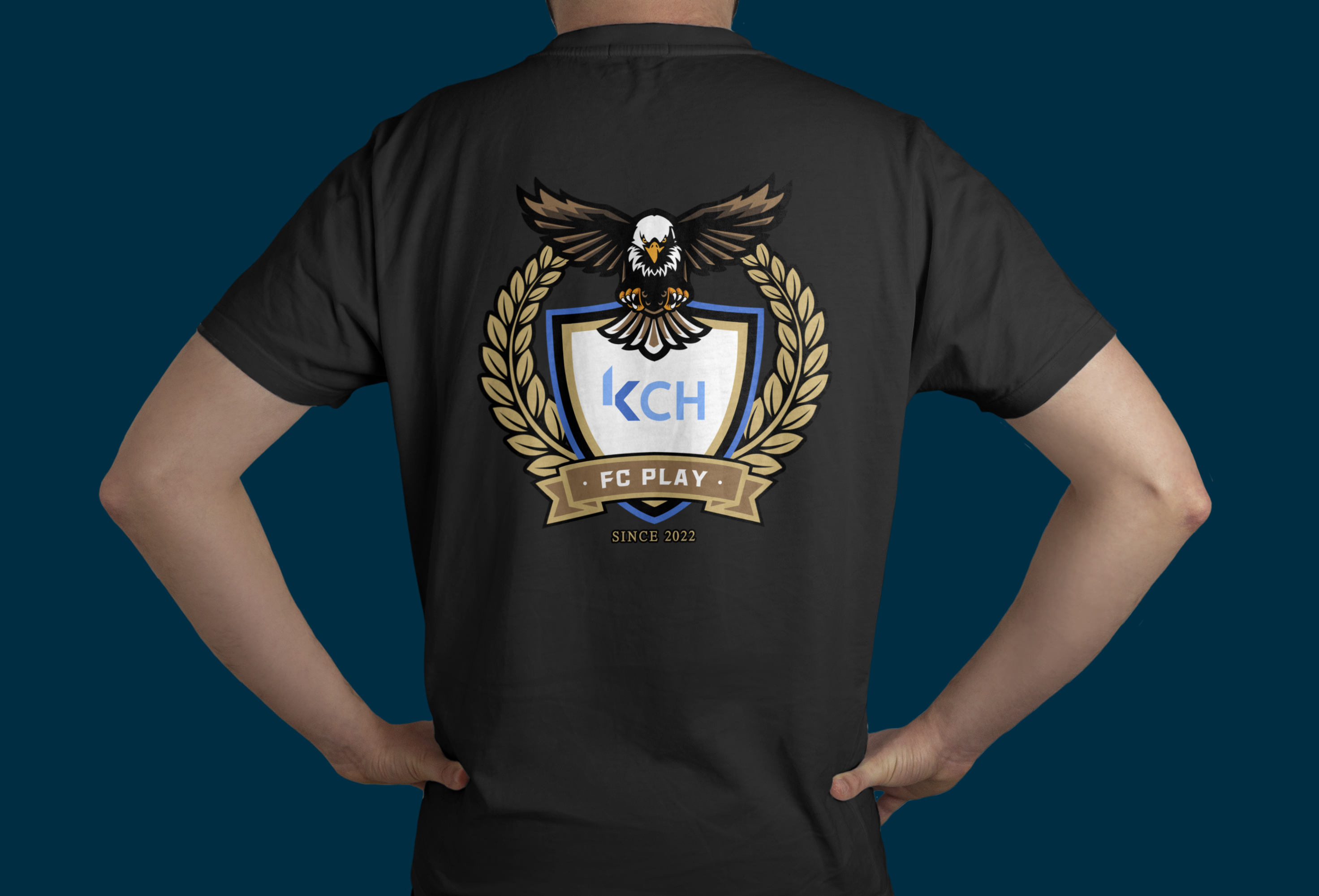 KCH 기업 사내 축구팀 엠블럼 디자인 제작, 로고 디자인 포트폴리오 - 크몽