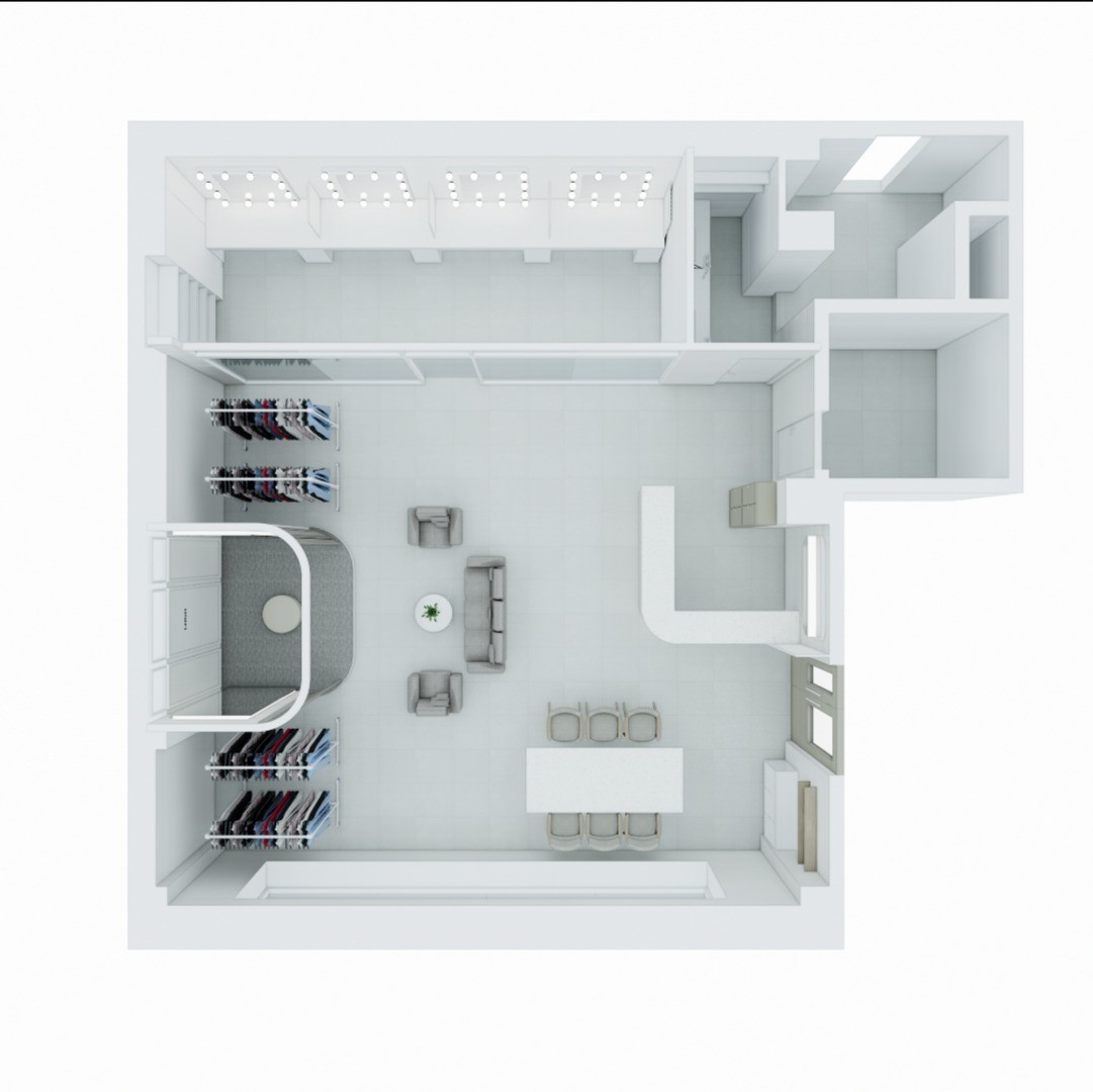 30PY 드레스샵 3D 렌더링, 3D 공간 모델링 포트폴리오 - 크몽