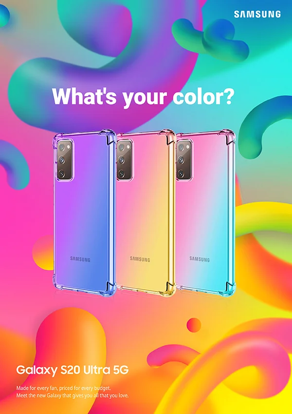SAMSUNG GALAXY S20 Ultra 5G 포스터, 전단지·포스터·인쇄물 포트폴리오 - 크몽