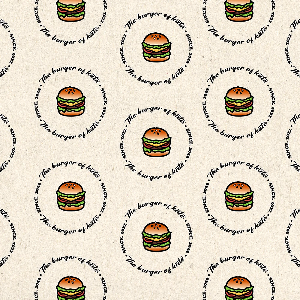 수제햄버거 전문점 "KATE BURGER" 로고디자인, 로고 디자인 포트폴리오 - 크몽