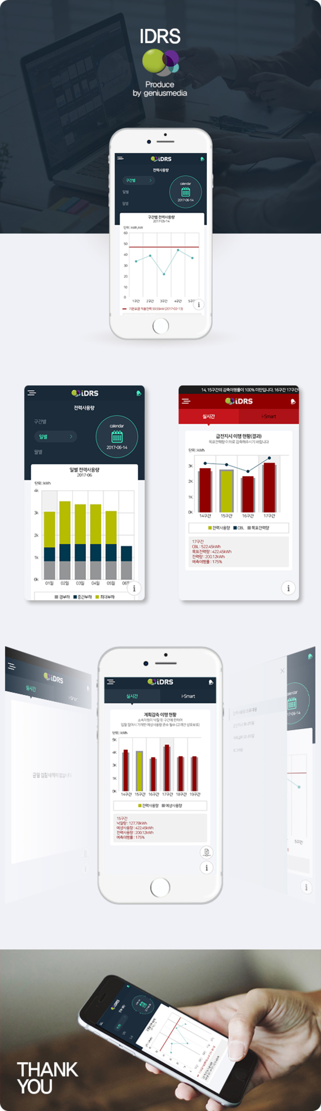 IDRS_전력사용관리 어플리케이션, 웹·모바일앱 기획 포트폴리오 - 크몽