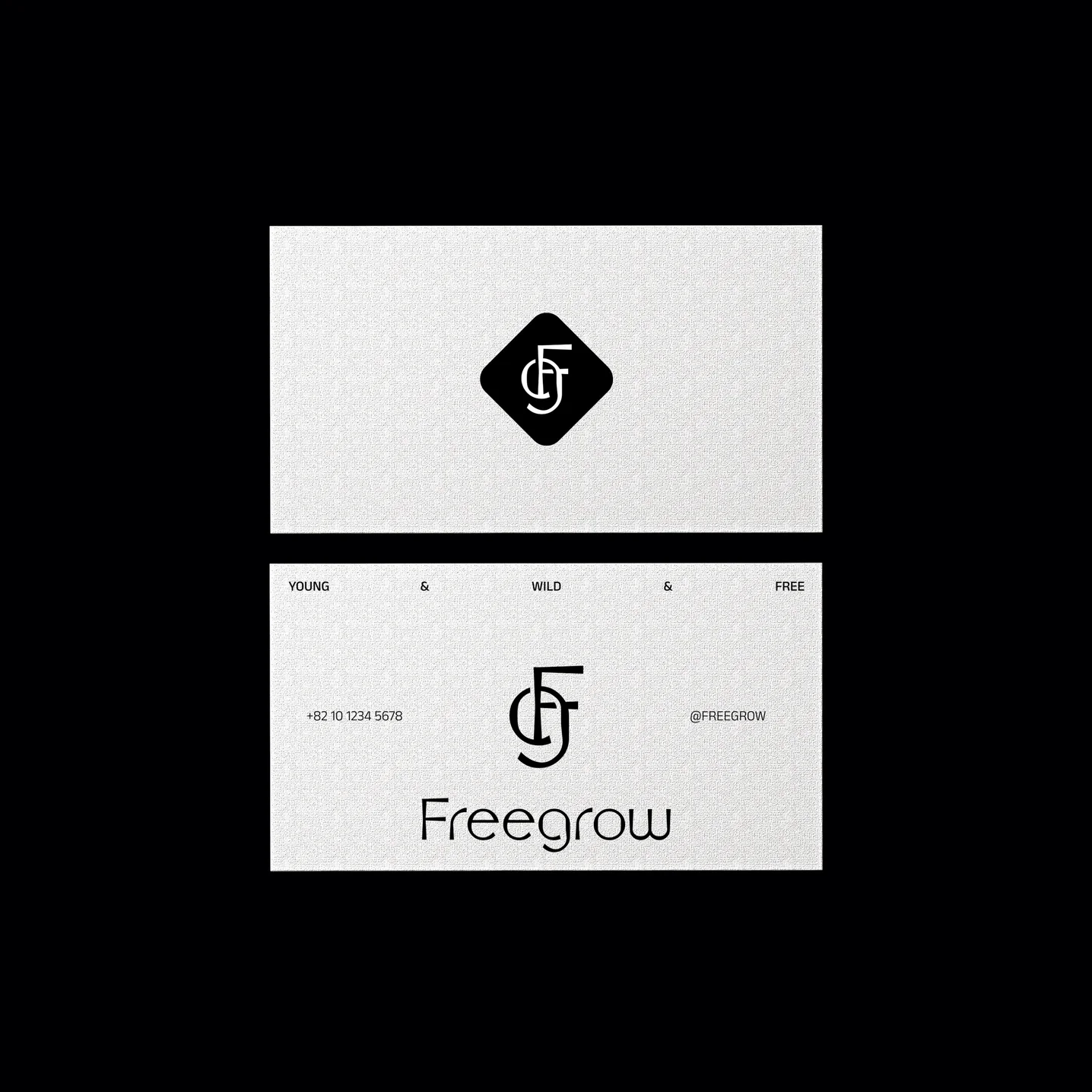 두피문신 브랜드 'Freegrow' 로고디자인, 로고 디자인 포트폴리오 - 크몽