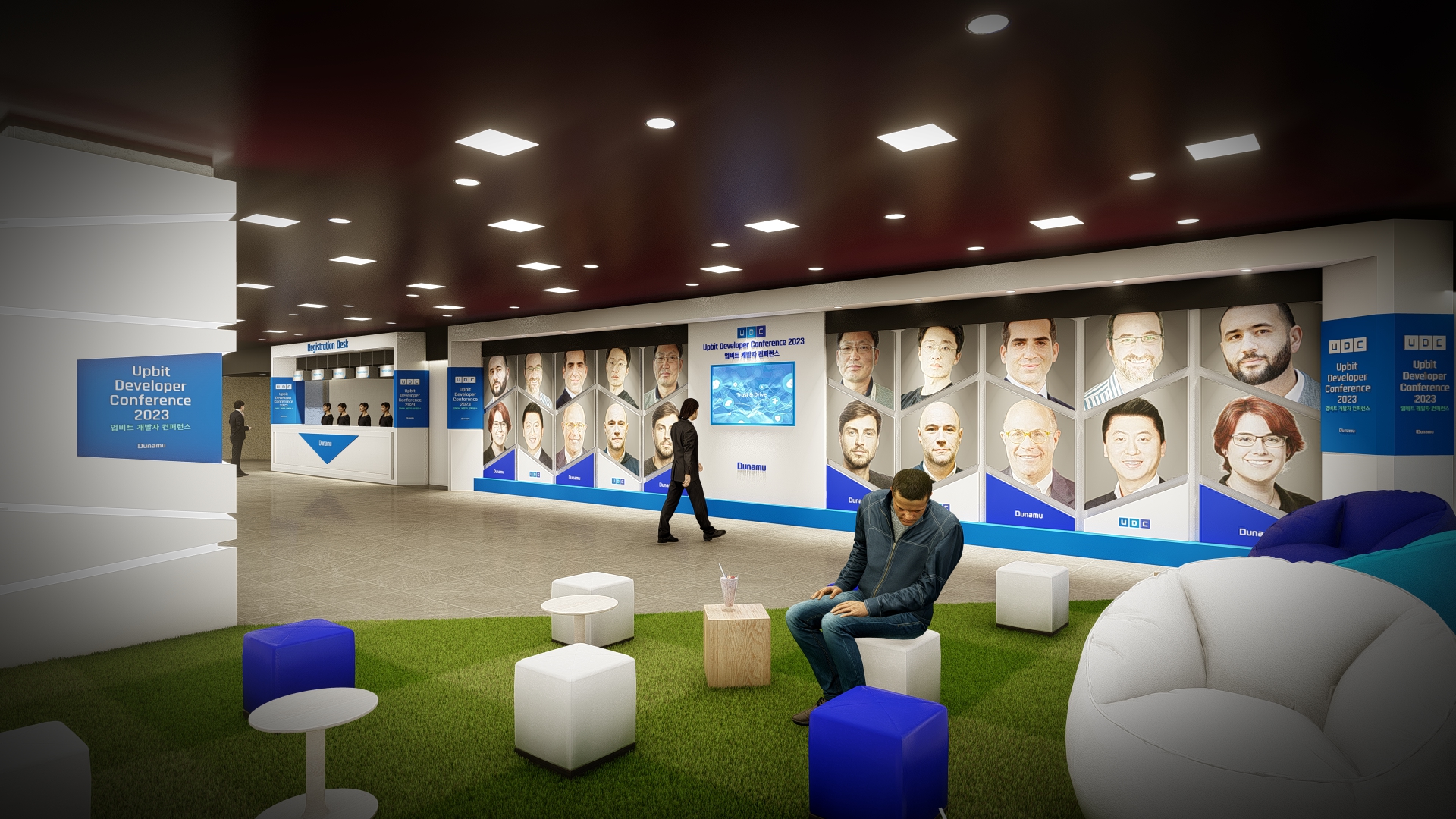 UDC 2023 무대 PT 작업시안, 전시·무대 디자인 포트폴리오 - 크몽