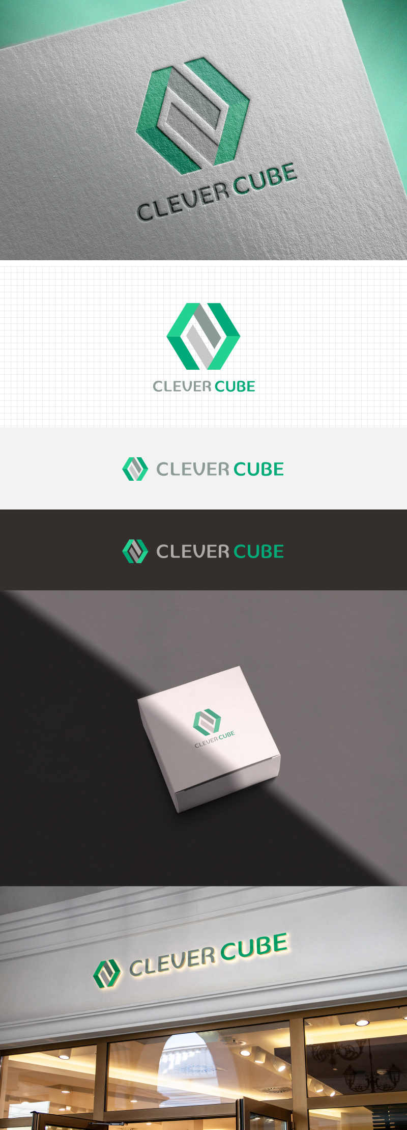 CLEVER CUBE 로고디자인, 로고 디자인 포트폴리오 - 크몽