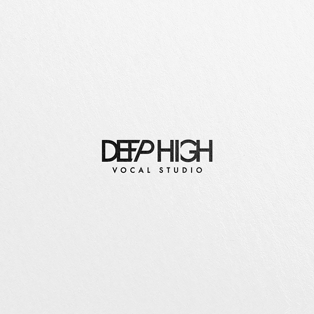 딥하이보컬(Deep High Vocal)｜보컬학원(Vocal studio), 로고 디자인 포트폴리오 - 크몽