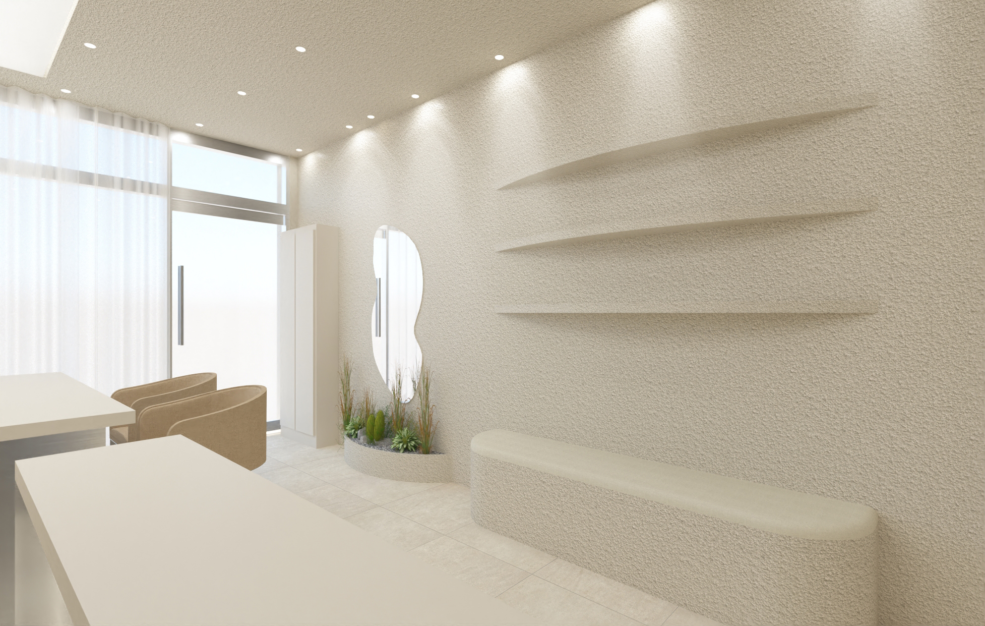 네일샵 인테리어 디자인, 인테리어 컨설팅 포트폴리오 - 크몽