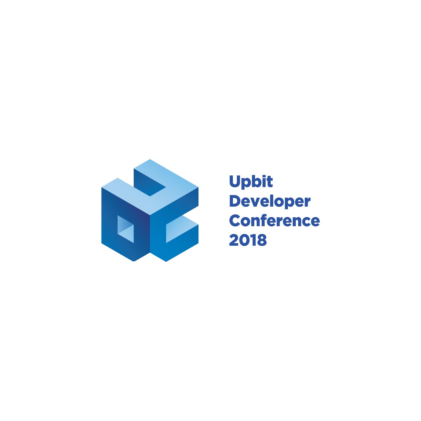 [로고 디자인]Upbit Developer Conference 2018 로고 디자인 개발, 로고 디자인 포트폴리오 - 크몽
