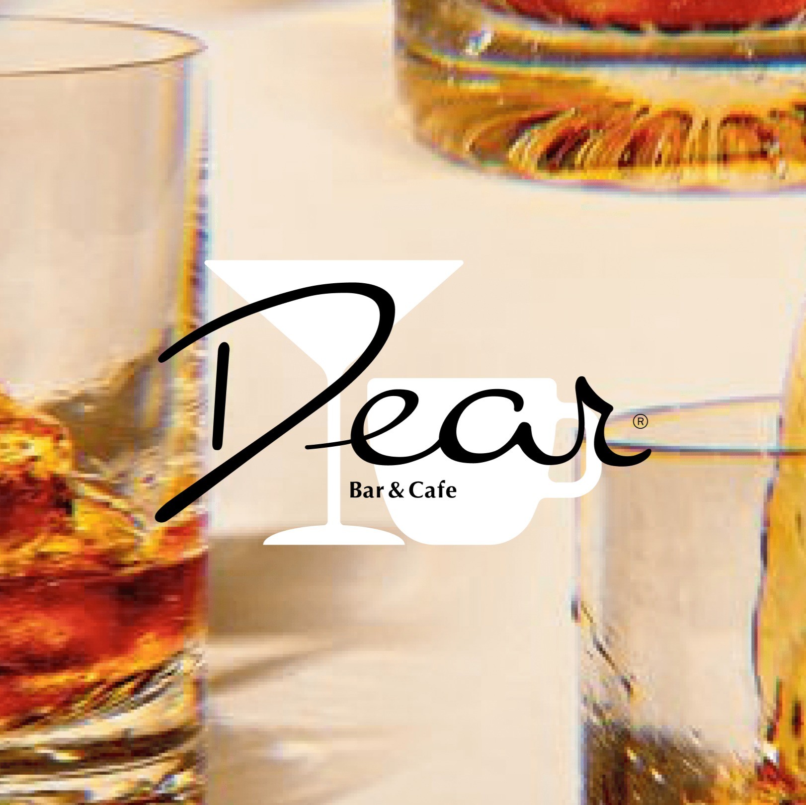 Dear Bar&Cafe 로고 디자인 + 브랜드 가이드, 브랜드 디자인·가이드 포트폴리오 - 크몽
