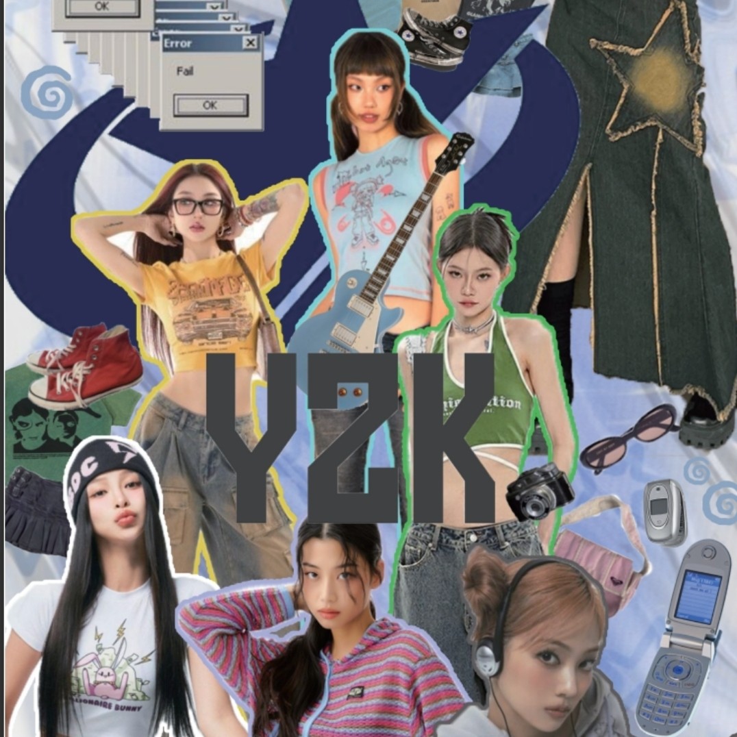 Y2K를 스타일화한 컨셉맵+이미지맵, 웹 UI·UX 포트폴리오 - 크몽