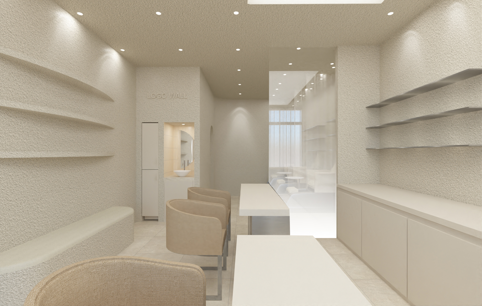 네일샵 인테리어 디자인, 인테리어 컨설팅 포트폴리오 - 크몽