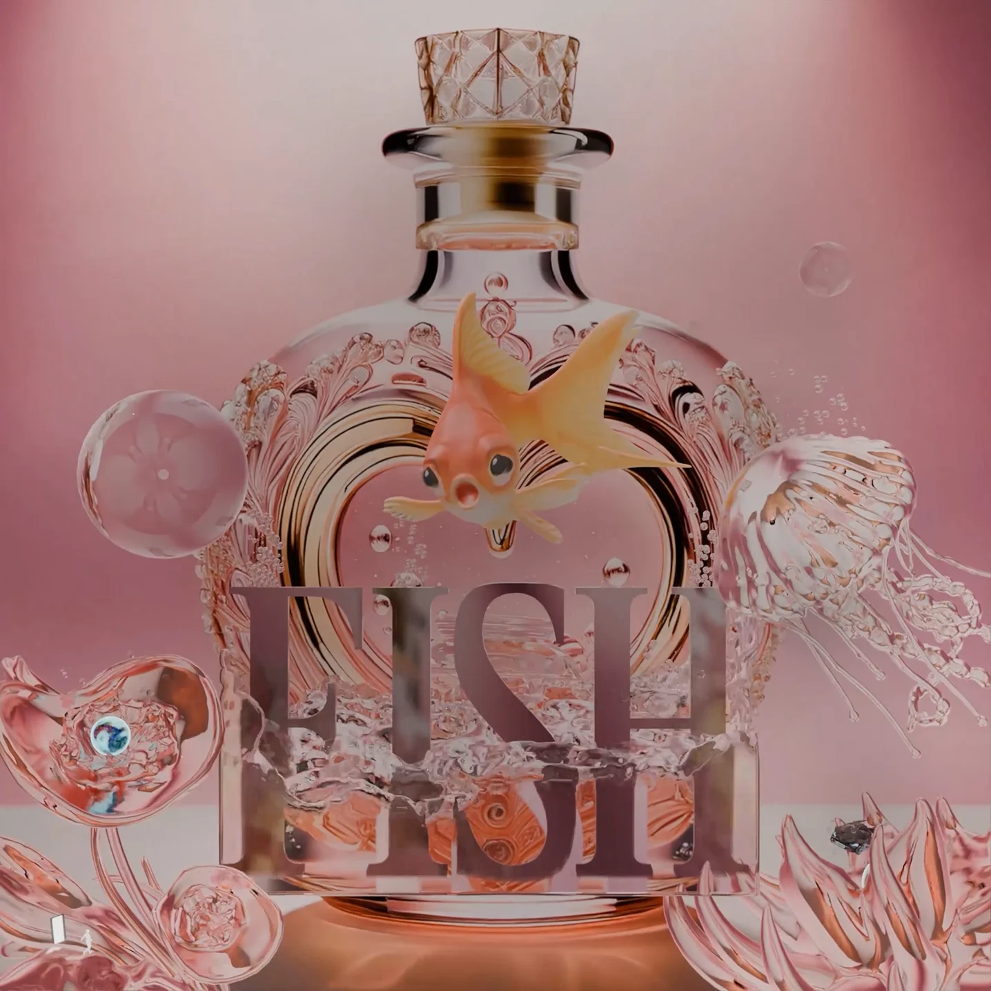 FISH - Sophle ( 비주얼송캠프 ), 앨범커버 포트폴리오 - 크몽