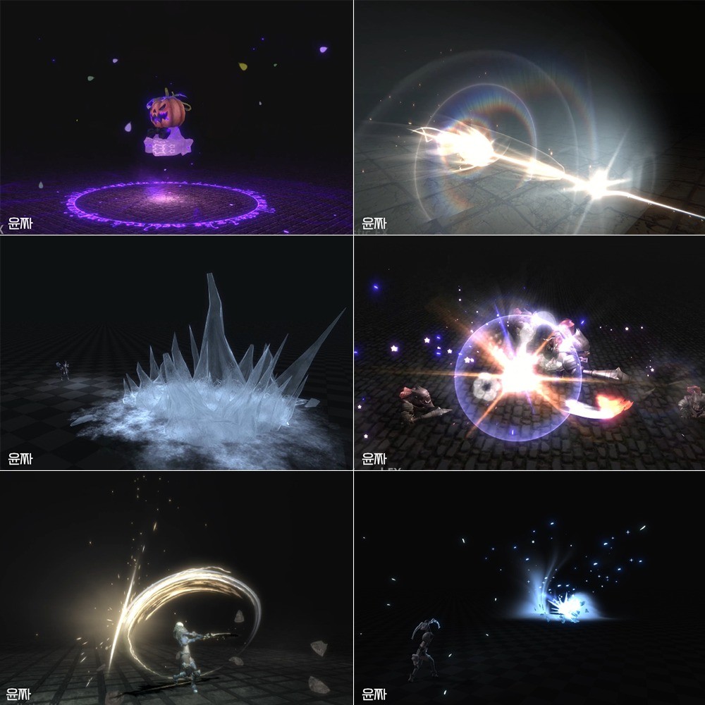 Unity VFX portfolio, 기획∙스토리보드 포트폴리오 - 크몽