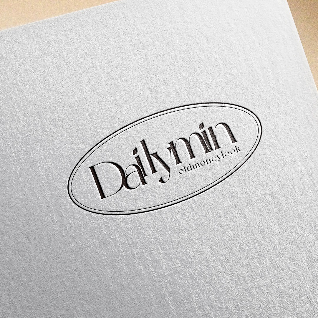 여성의류 쇼핑몰 로고 디자인 DAILYMIN, 로고 디자인 포트폴리오 - 크몽
